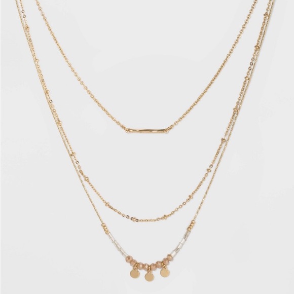 a new day | Jewelry | Three Rows Seed Bead And Hanging Coinslayered ...